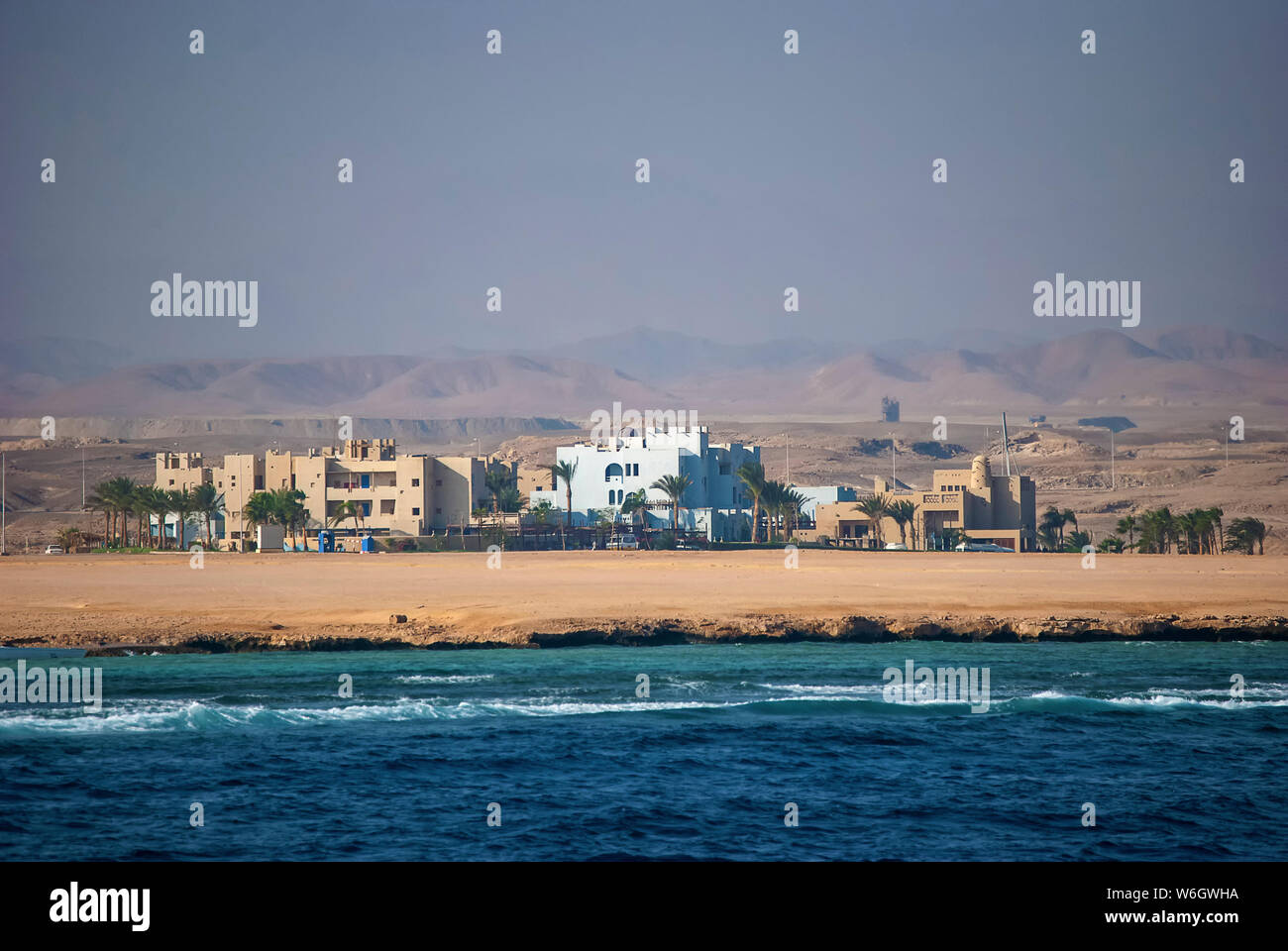 The Red Sea holiday resort of Port Ghalib in Egypt Stock Photo - Alamy