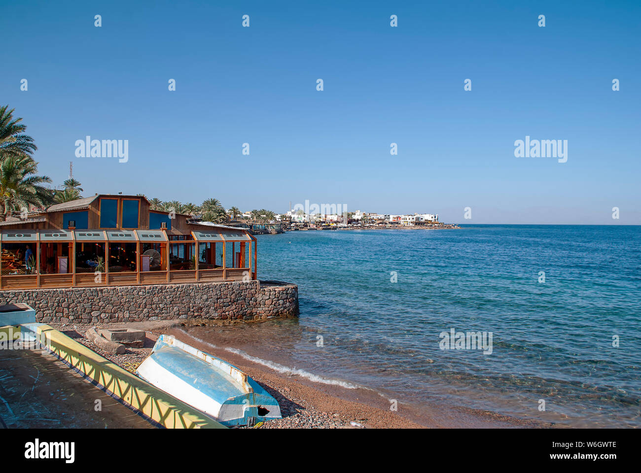 The Red Sea resort of Dahab in the Sinai, Egypt Stock Photo - Alamy