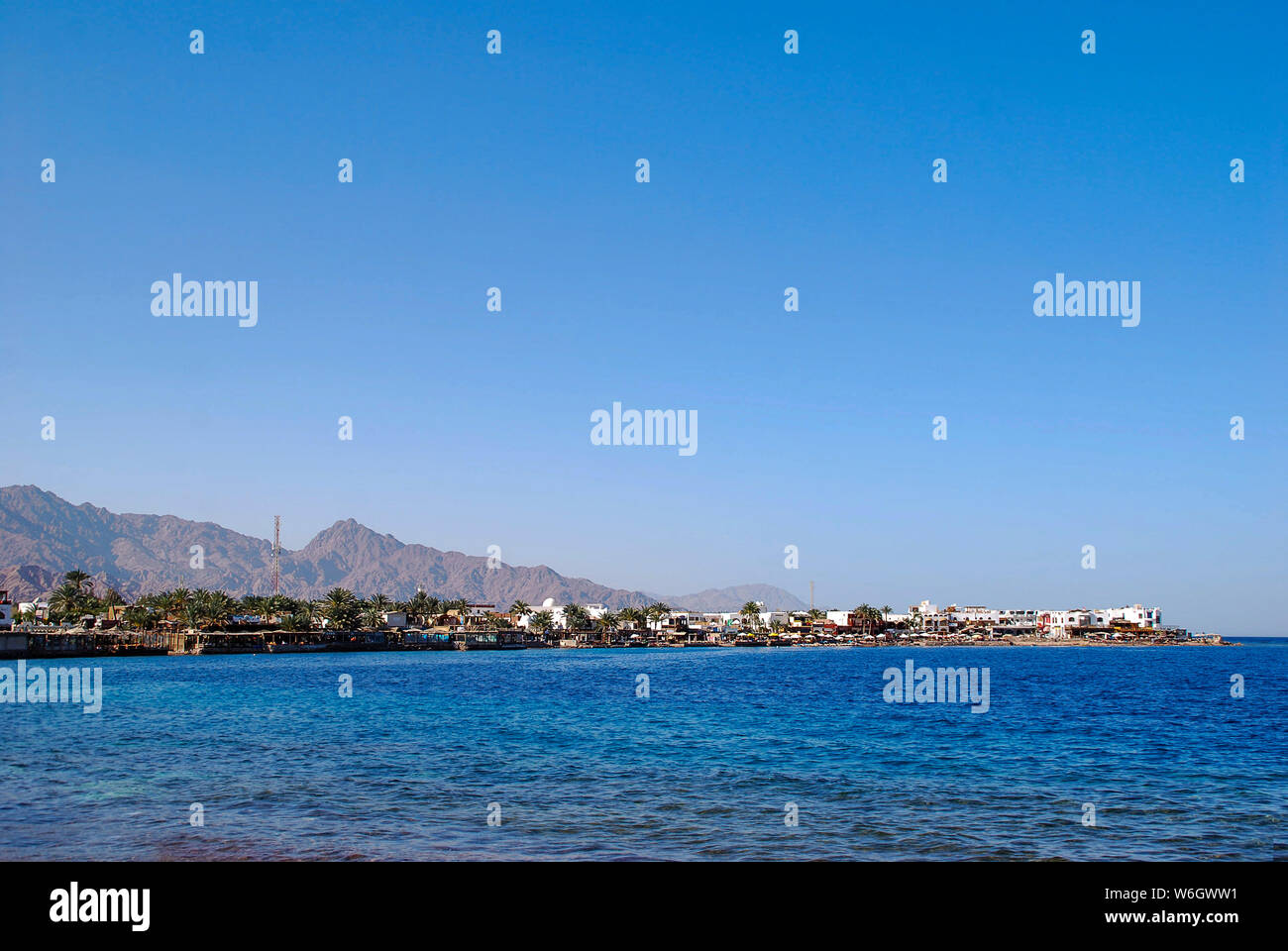 The Red Sea resort of Dahab in the Sinai, Egypt Stock Photo - Alamy