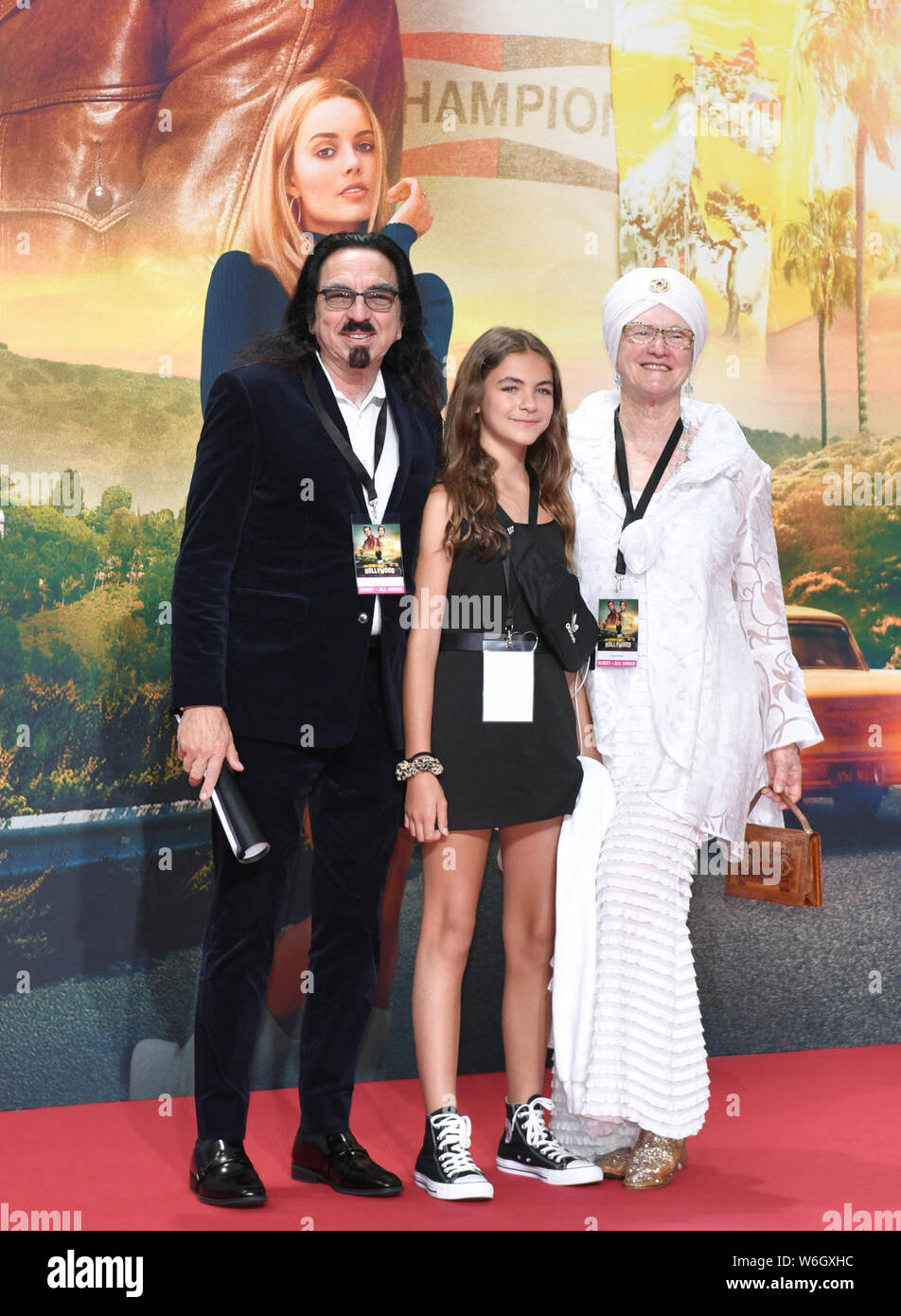 Berlin, Germany. 01st Aug, 2019. Producer George DiCaprio (l), father ...