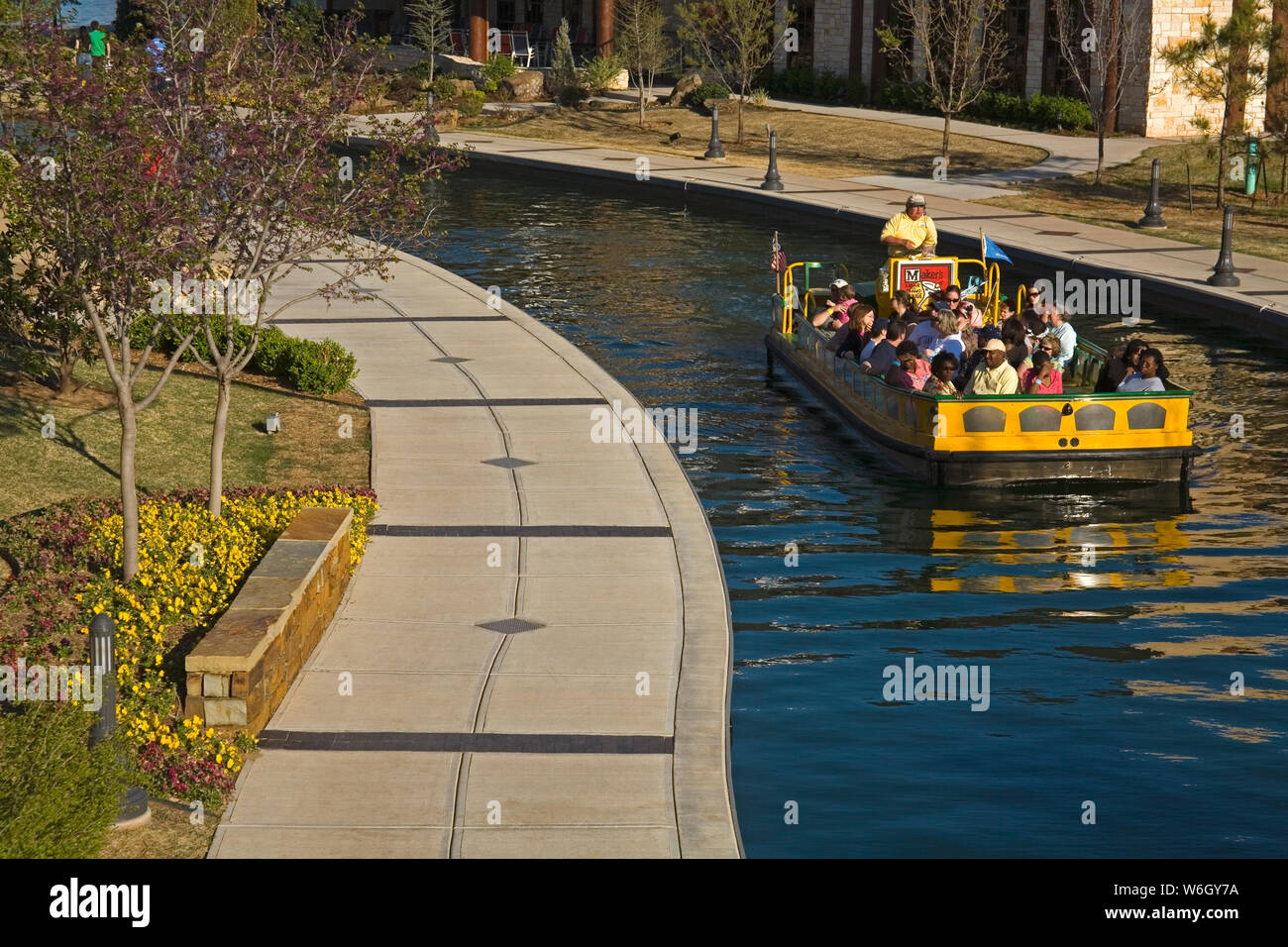 Bricktown Canal, Oklahoma City, Oklahoma, USA Stock Photo - Alamy