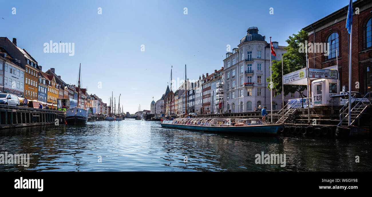Denmark copenhagen nyhavn district on hi-res stock photography and ...