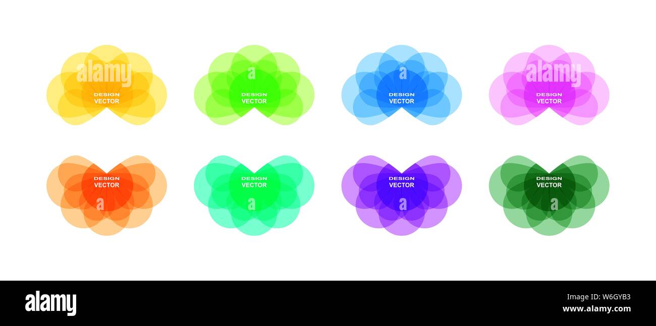 set of colorful design elements. Banners for design and decoration ...