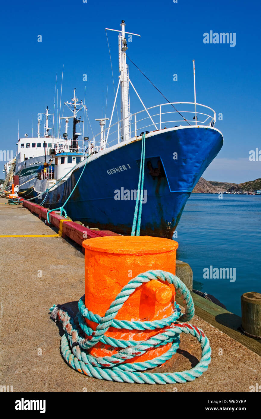 Trawler in St. John's Port, Newfoundland, Canada Stock Photo - Alamy