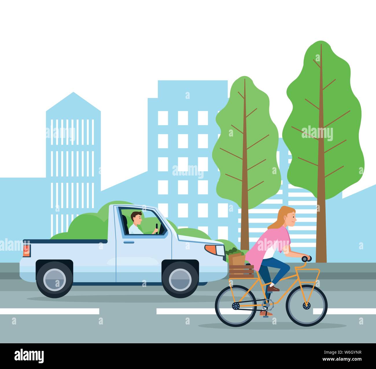 City transportation and mobility cartoons Stock Vector Image & Art - Alamy