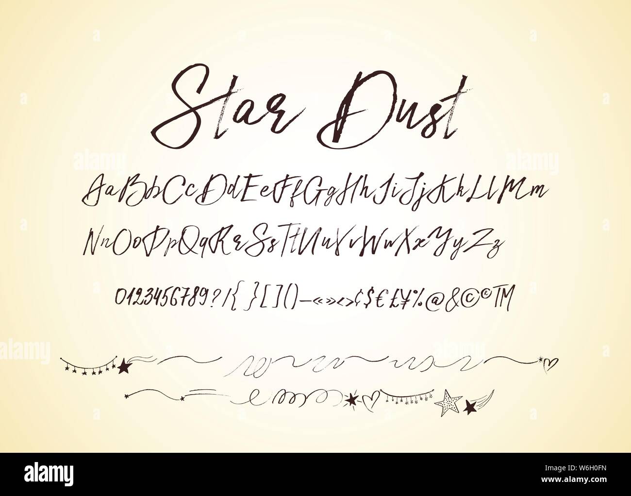 Dust handwritten Stock Vector Images - Alamy