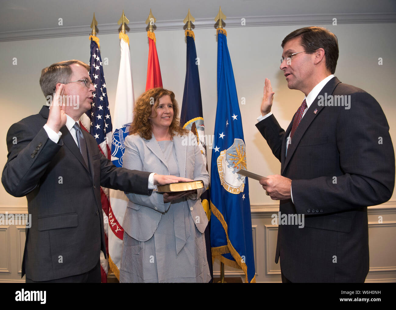 Left deputy defense secretary hi-res stock photography and images - Alamy