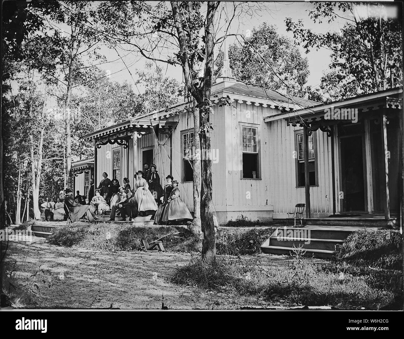 Gen. Samuel P. Heintzelman and group Stock Photo - Alamy