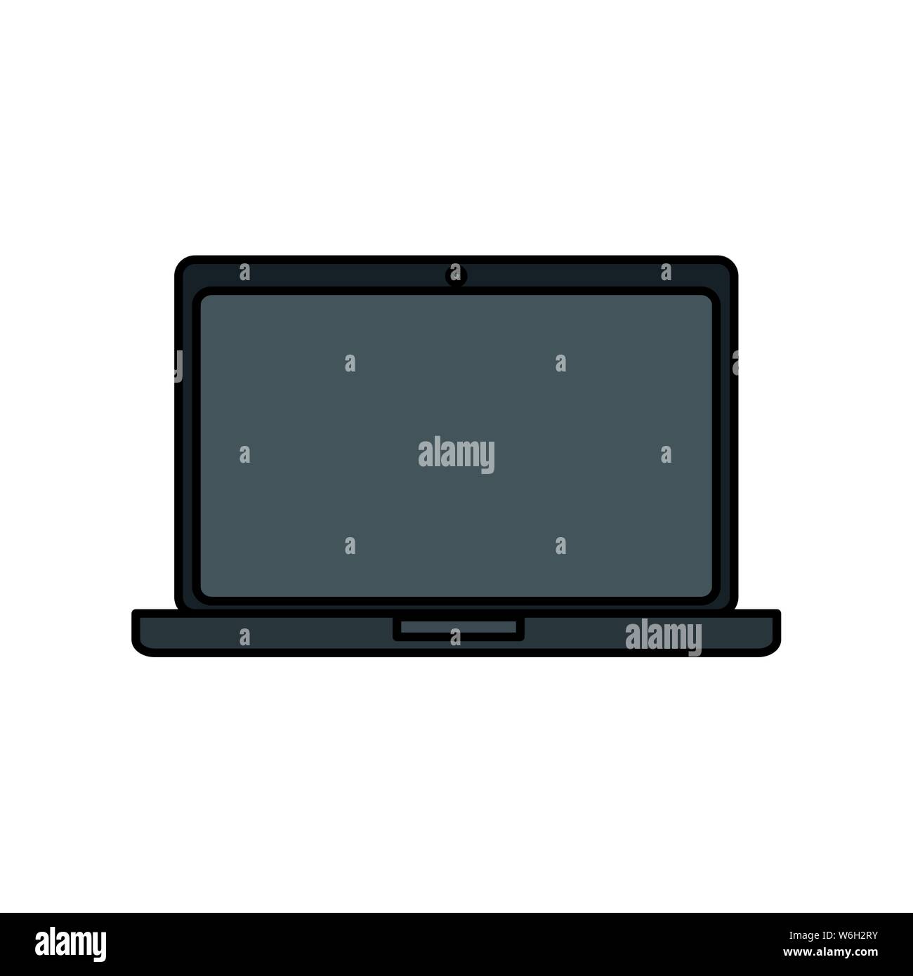laptop computer portable device icon Stock Vector Image & Art - Alamy