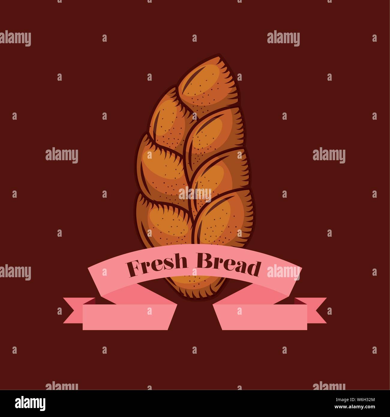 Bread of bakery vector design Stock Vector Image & Art - Alamy