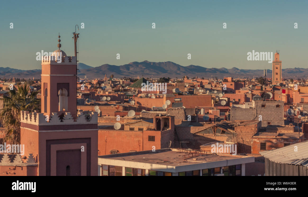 Satellite view marrakesh hi-res stock photography and images - Alamy