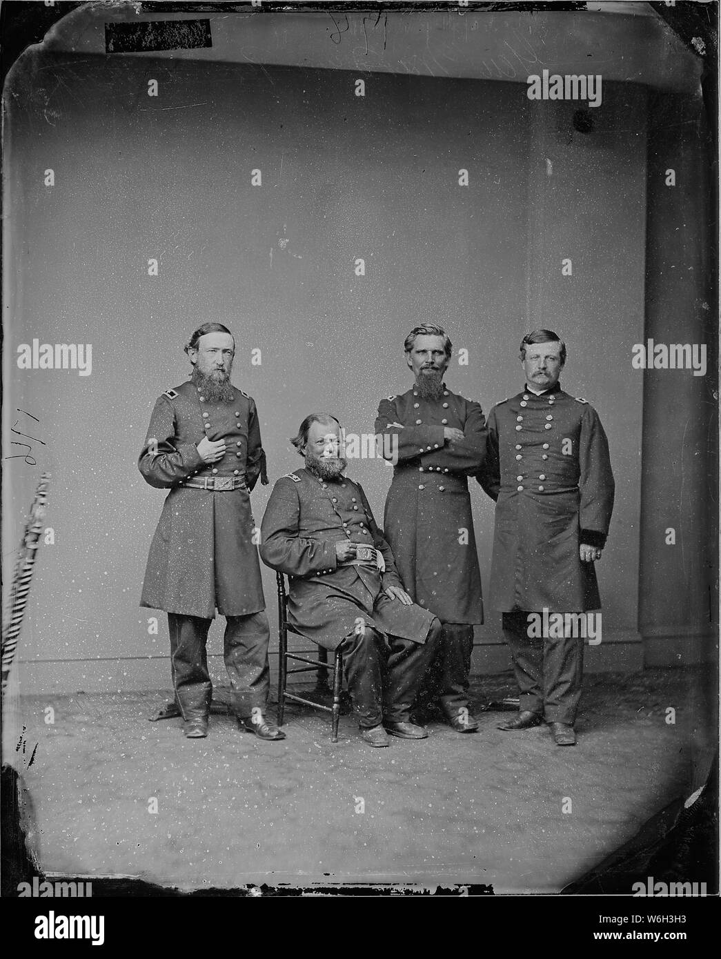 Gen. William Cogswell, Col. Daniel Dustin, Gen. Benjamin Harrsion, Gen ...