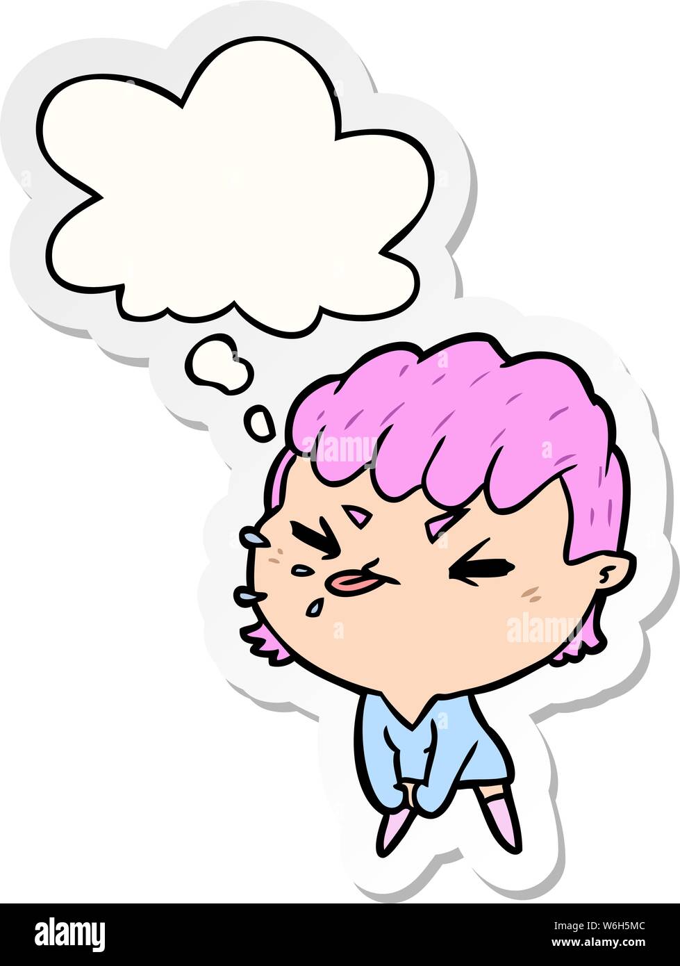 Rude person Stock Vector Images - Alamy