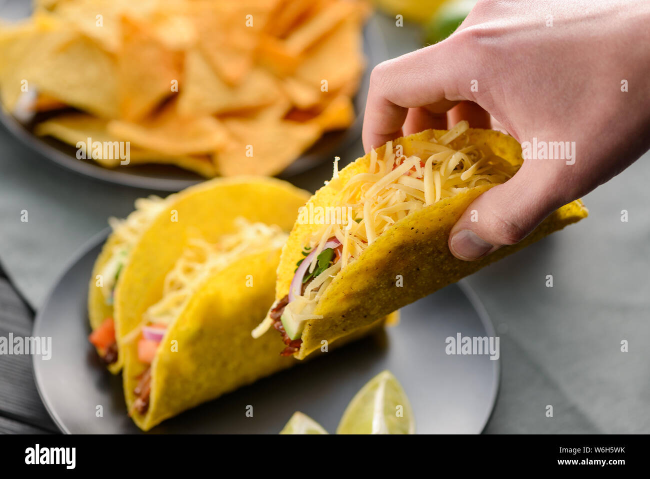 Grabbing snack hi-res stock photography and images - Alamy