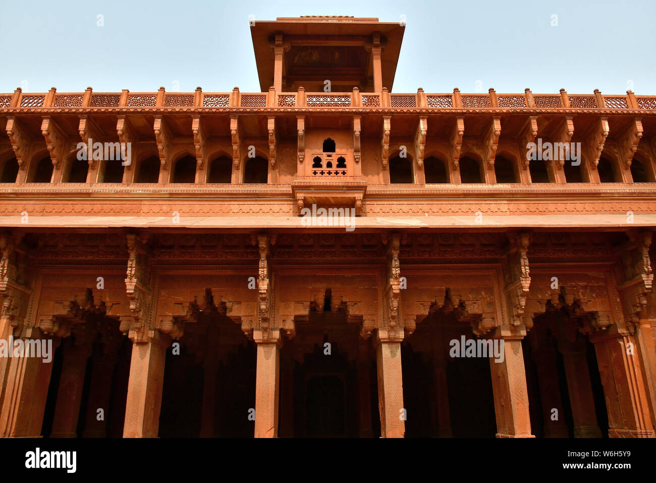 Jahangiri Mahal, Jahangir Palace, Agra Fort, India, Asia, UNESCO World ...