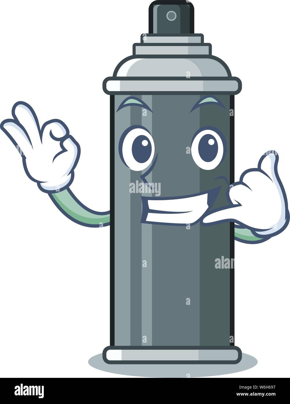 Call me hair spray in a cartoon bag Stock Vector Image & Art - Alamy