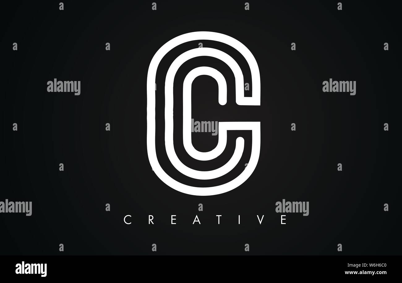C Letter Modern Trendy Design Logo. Letter C Icon Logo with Monogram ...