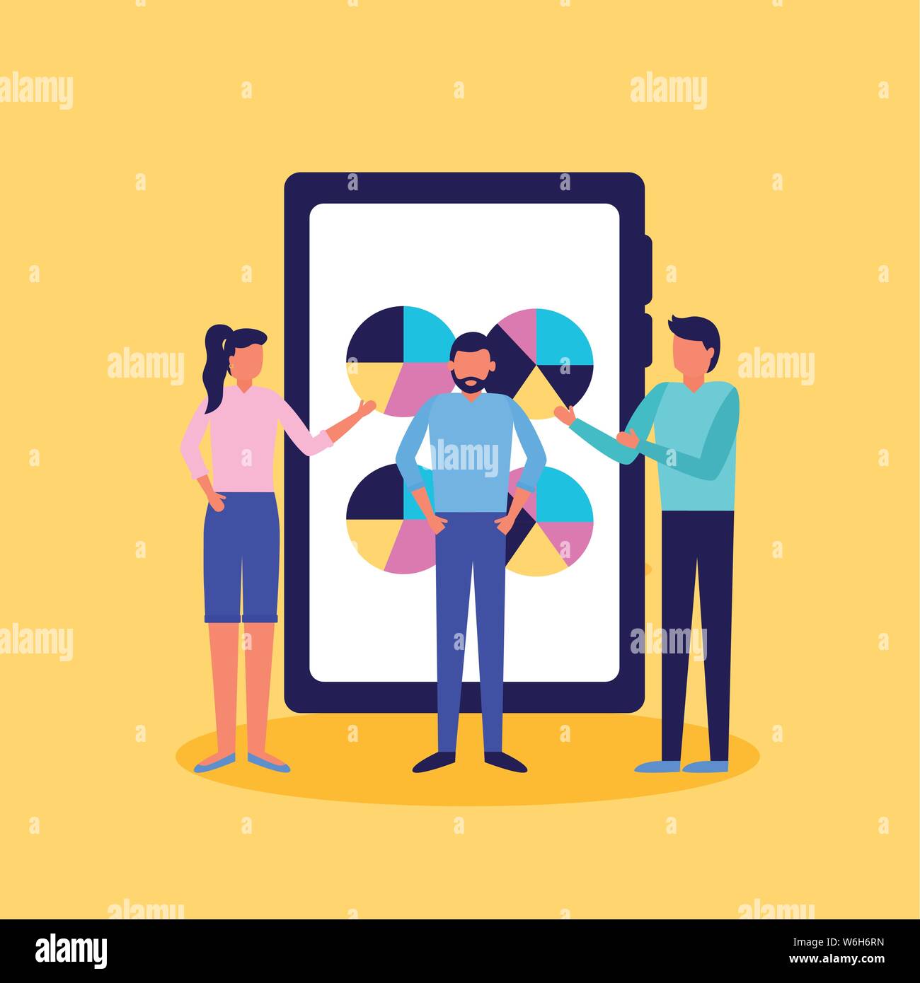 Workflow and infographic vector design Stock Vector Image & Art - Alamy