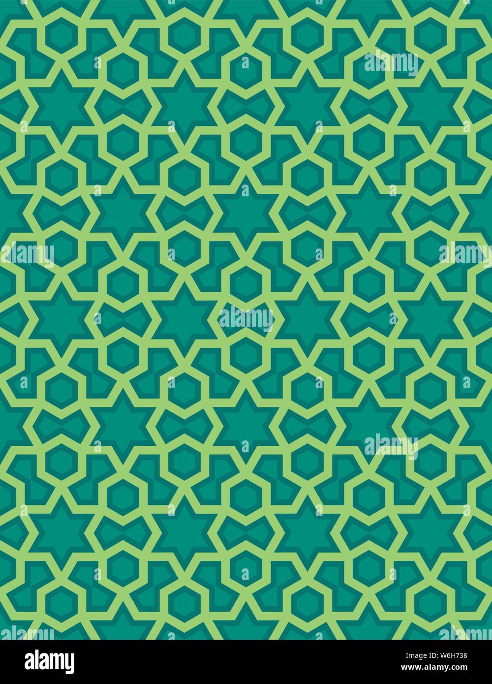Abstract pattern in Arabian style. Seamless vector background. Islamic ...