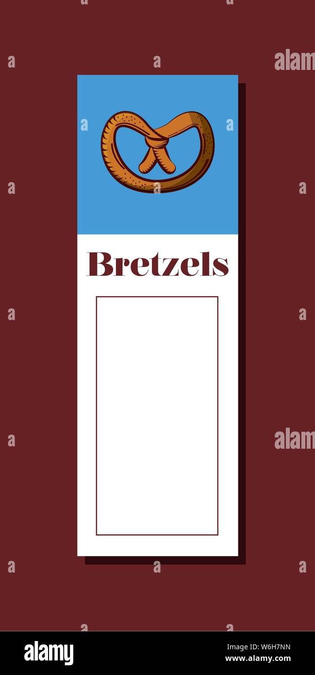 Bretzel bread of bakery vector design Stock Vector Image & Art - Alamy