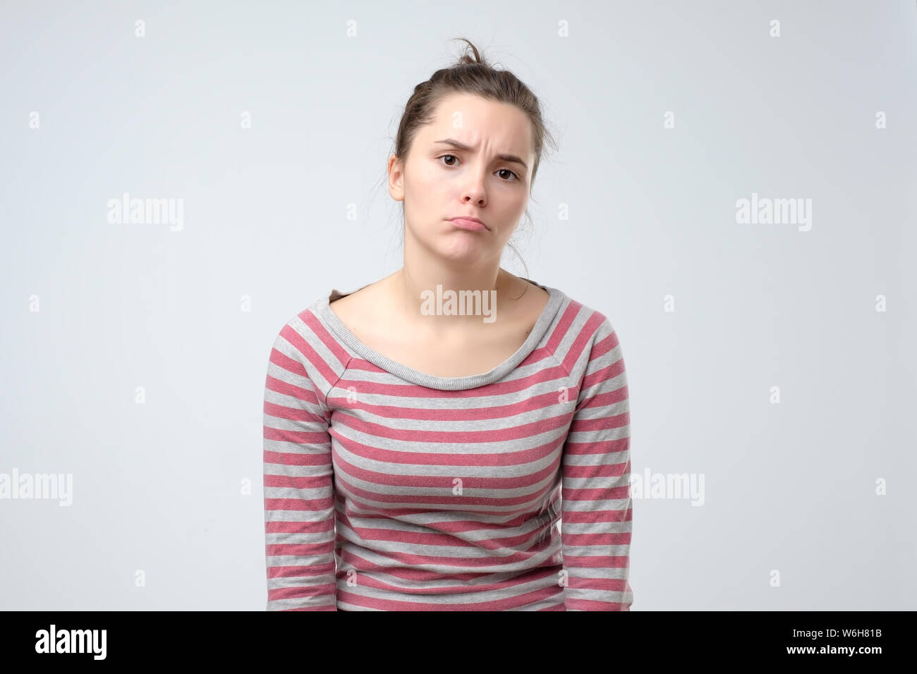 Annoyed pout hi-res stock photography and images - Alamy