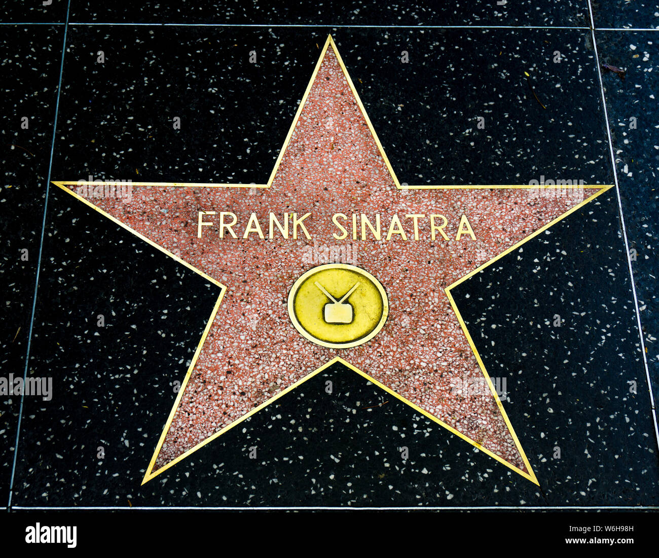 Celebrity Star on the Hollywood Walk of Fame Stock Photo - Alamy