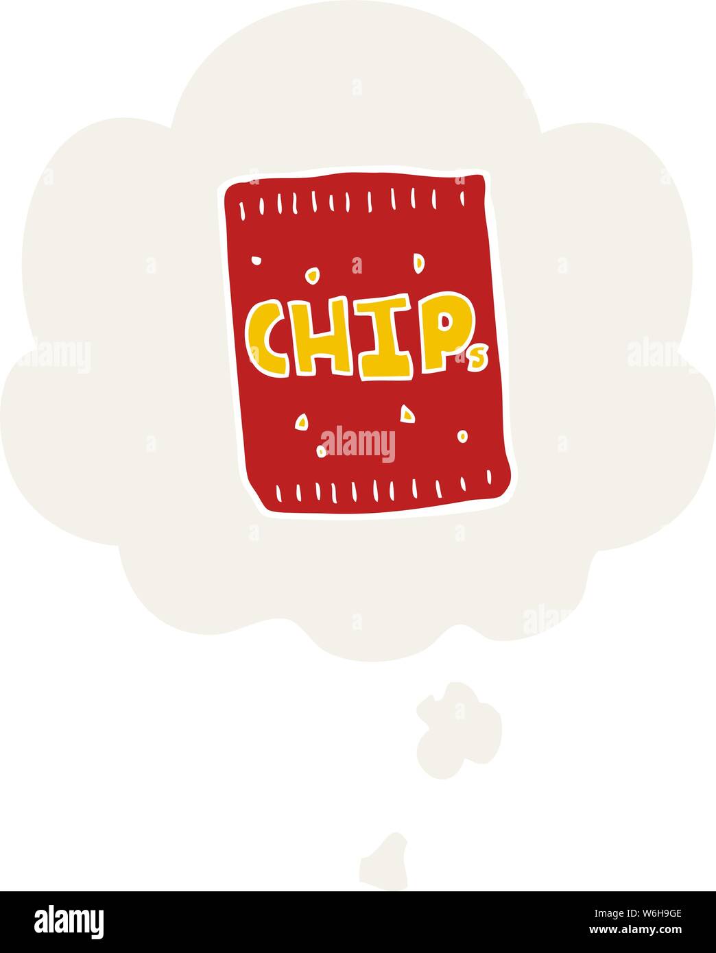 Packet of crisps Stock Vector Images - Alamy