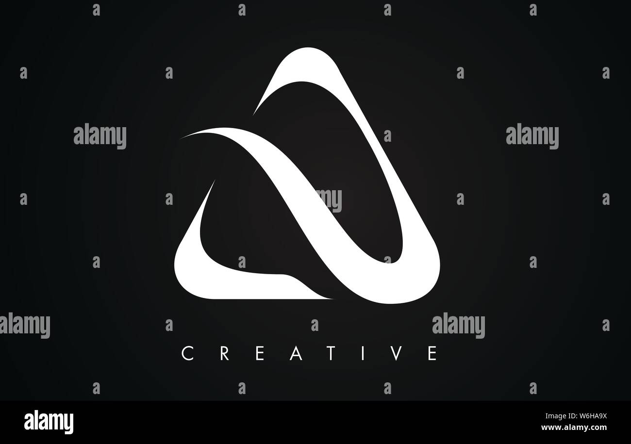 A Swoosh Letter Modern Stroke Trendy Design Logo. Letter A Icon Logo ...