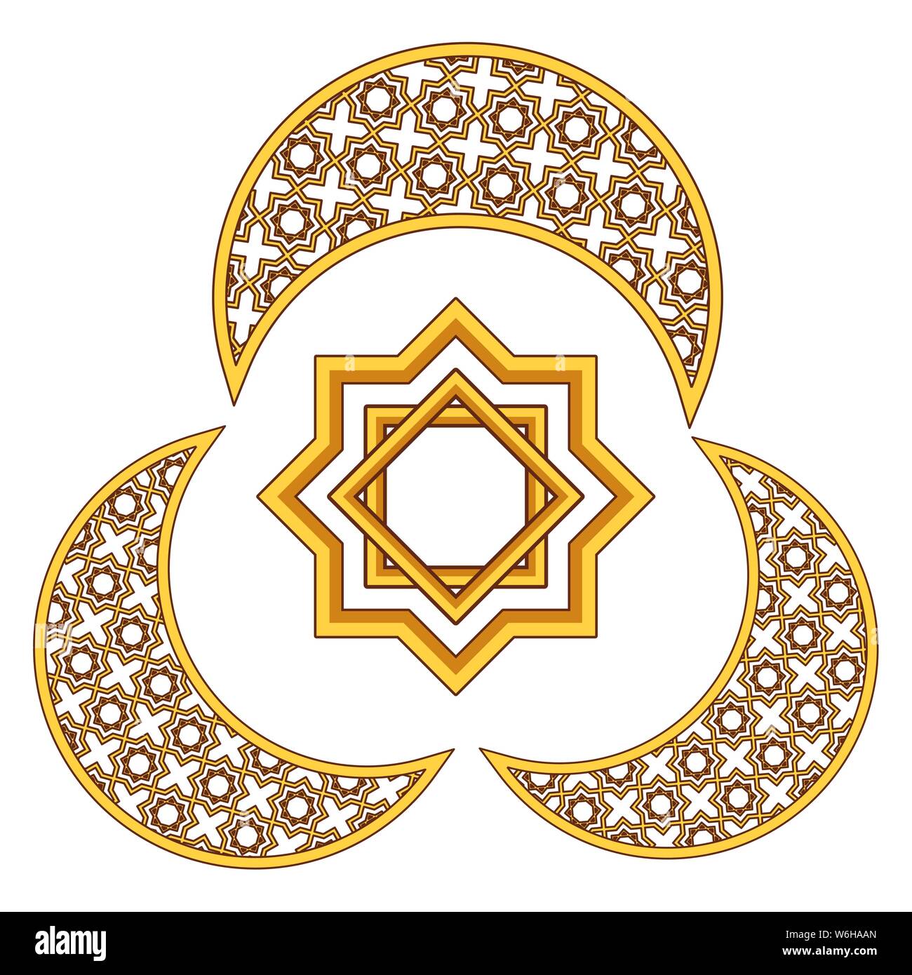 Eid mubarak star symbol isolated Stock Vector Image & Art - Alamy