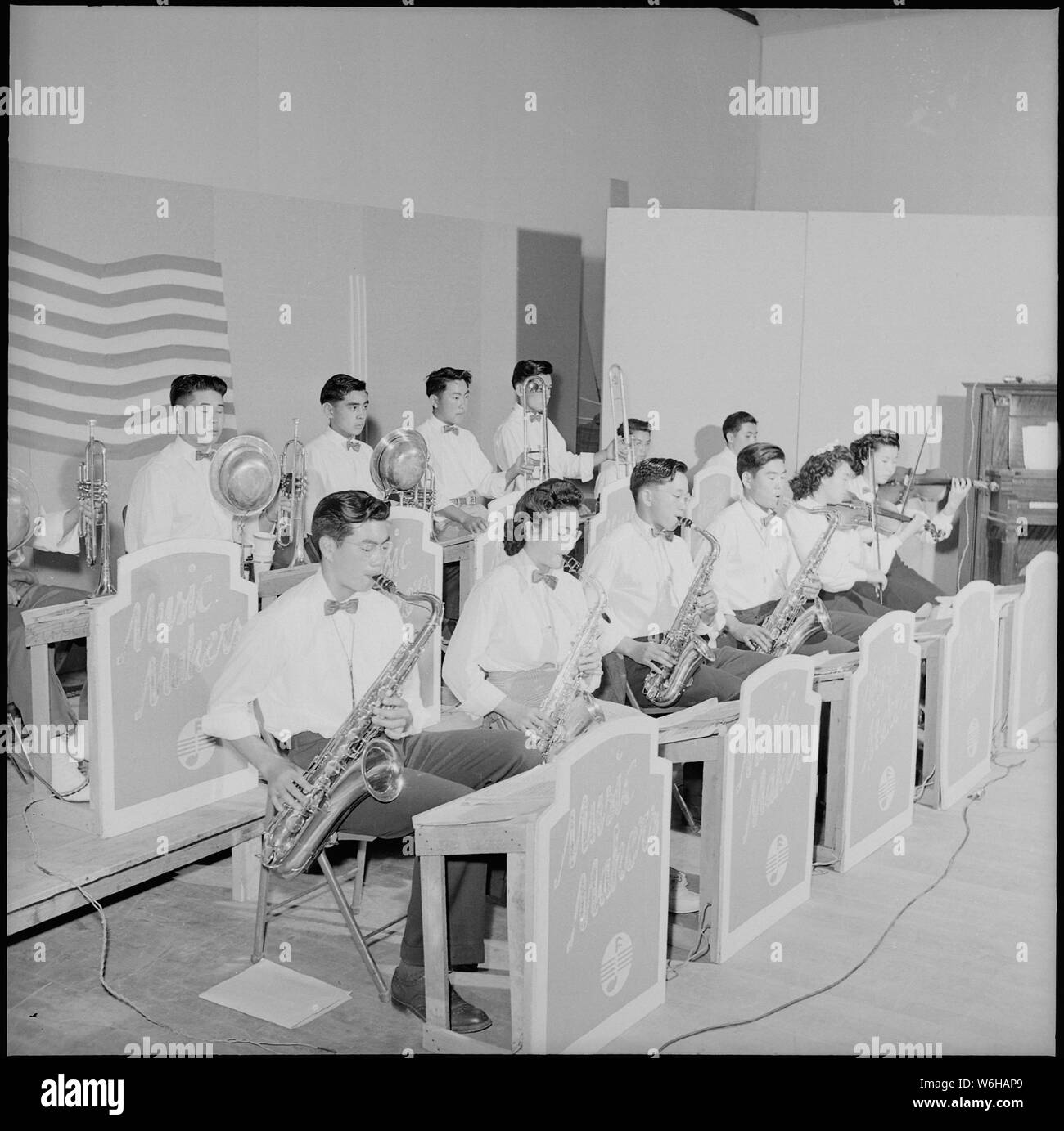 Granada Relocation Center, Amache, Colorado. The High School dance ...