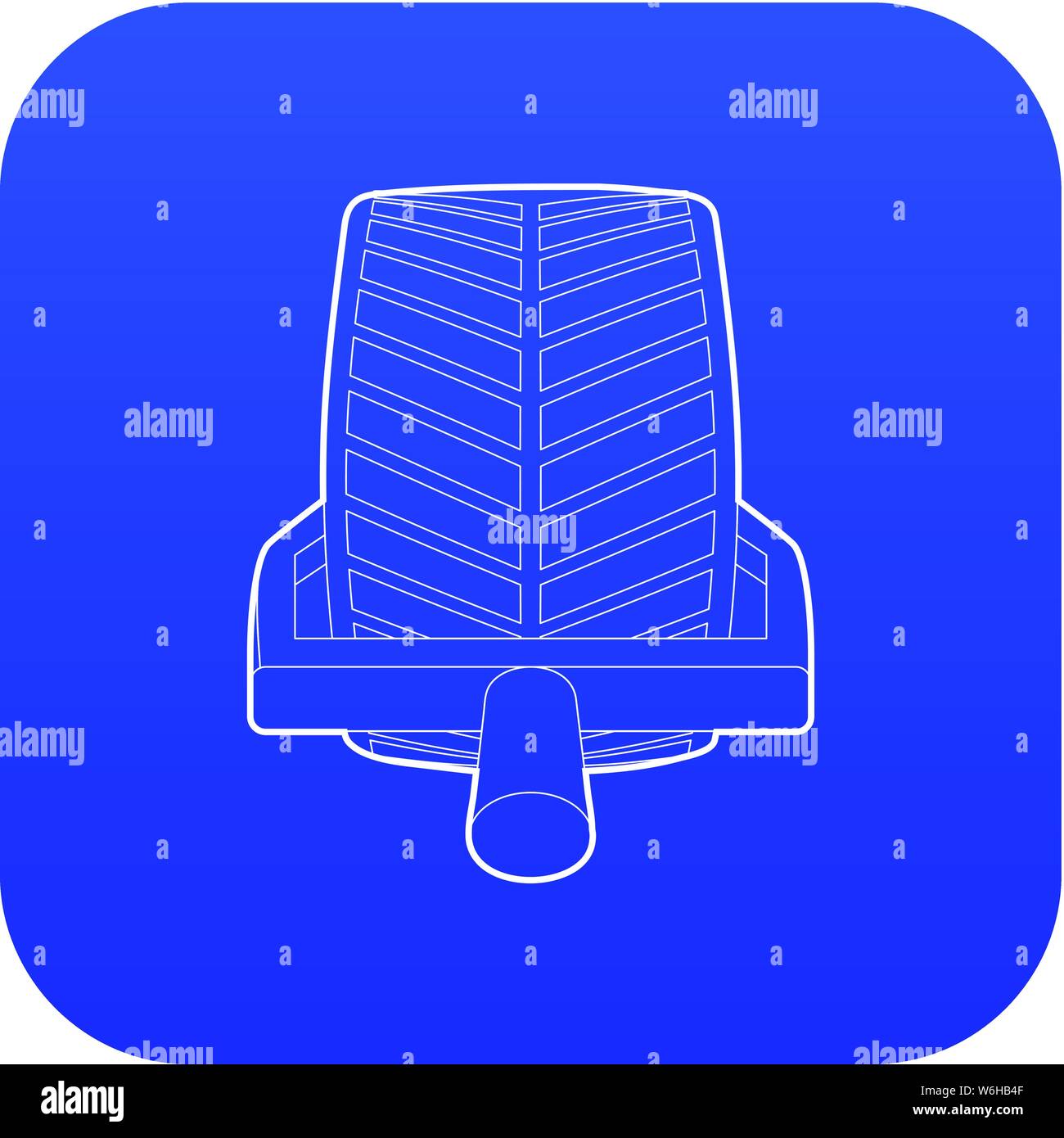 Car wheel clamp icon blue vector Stock Vector Image & Art - Alamy