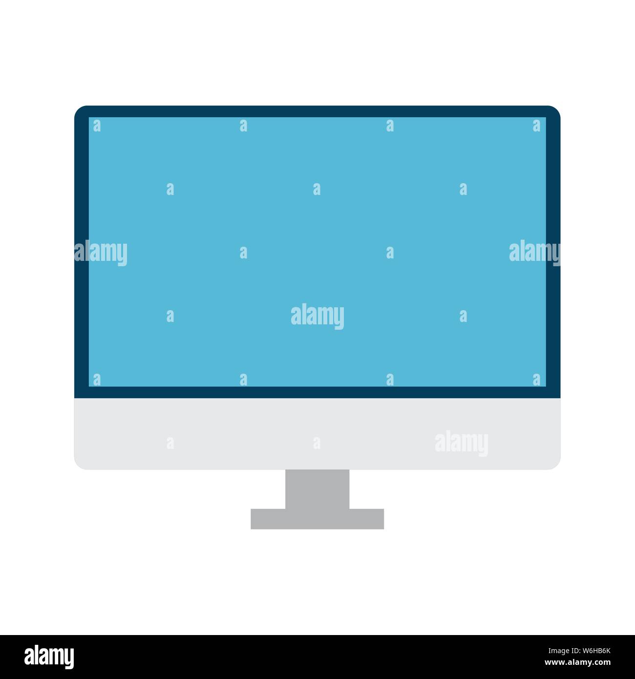 desktop computer portable device icon Stock Vector Image & Art - Alamy