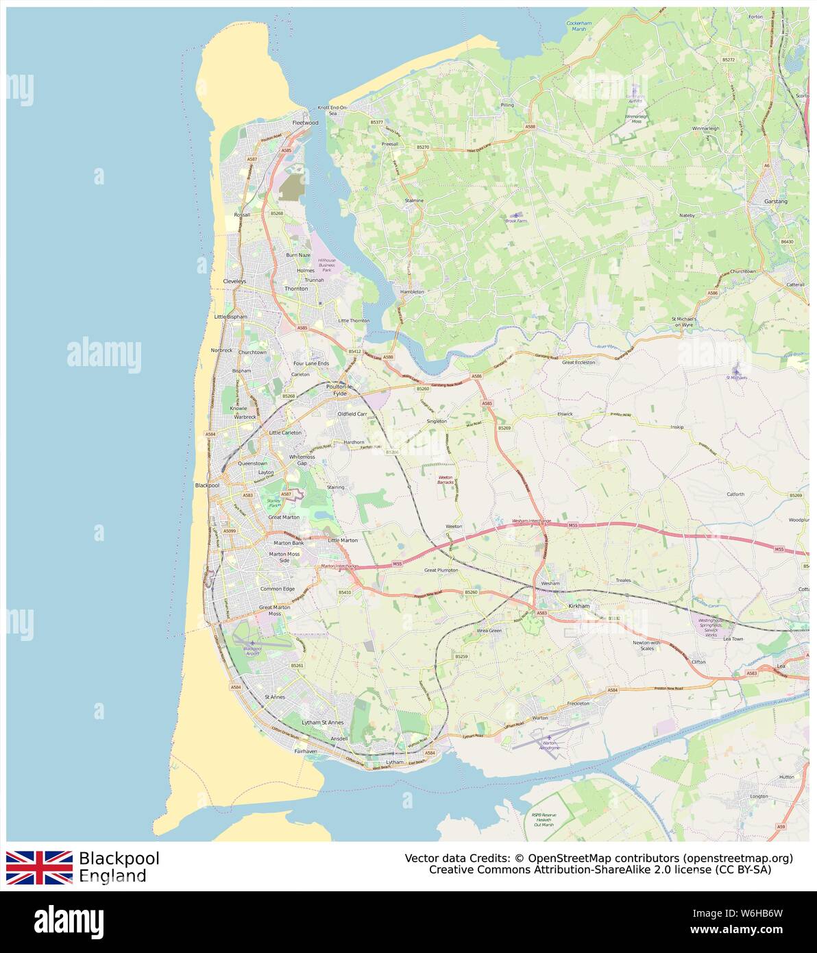Poole map Stock Vector Images - Alamy