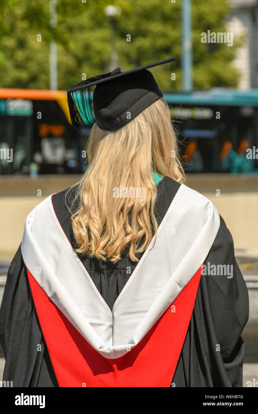 Girl With Gown And Mortar Board High Resolution Stock Photography and ...