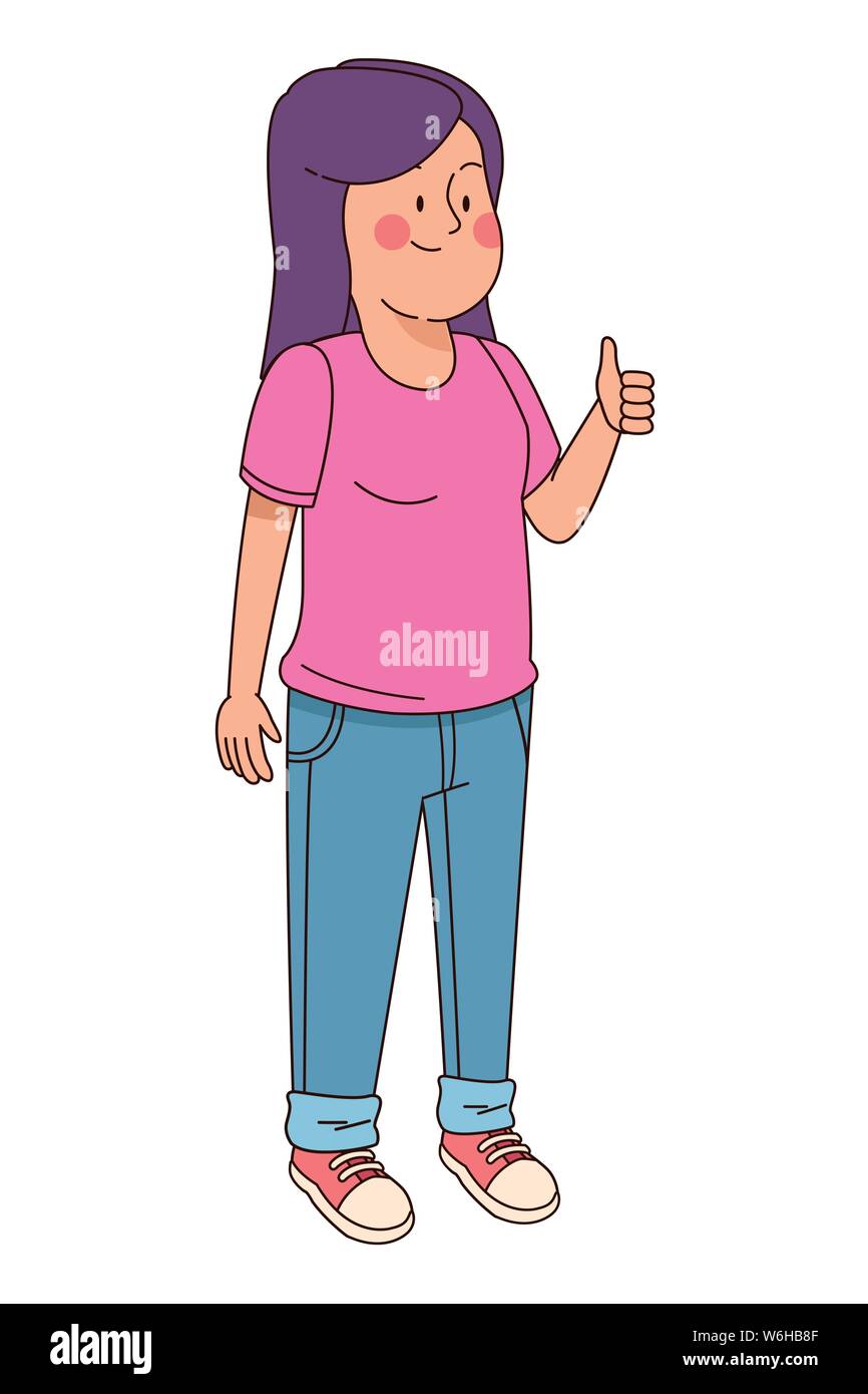 Woman young summer make up not man Stock Vector Images - Alamy