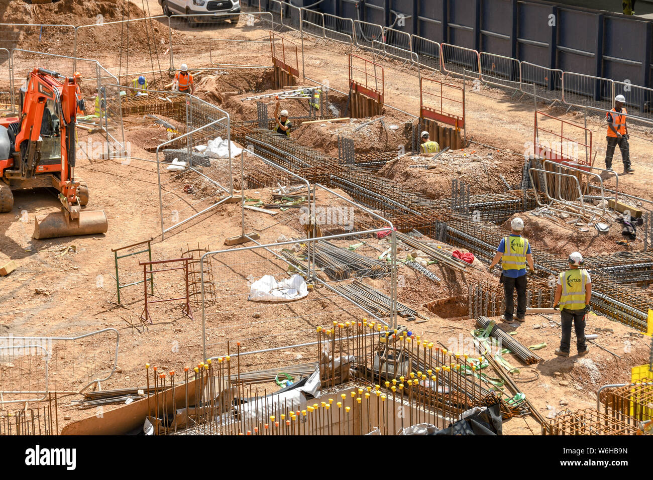Reinforced concrete foundations hi-res stock photography and images - Alamy