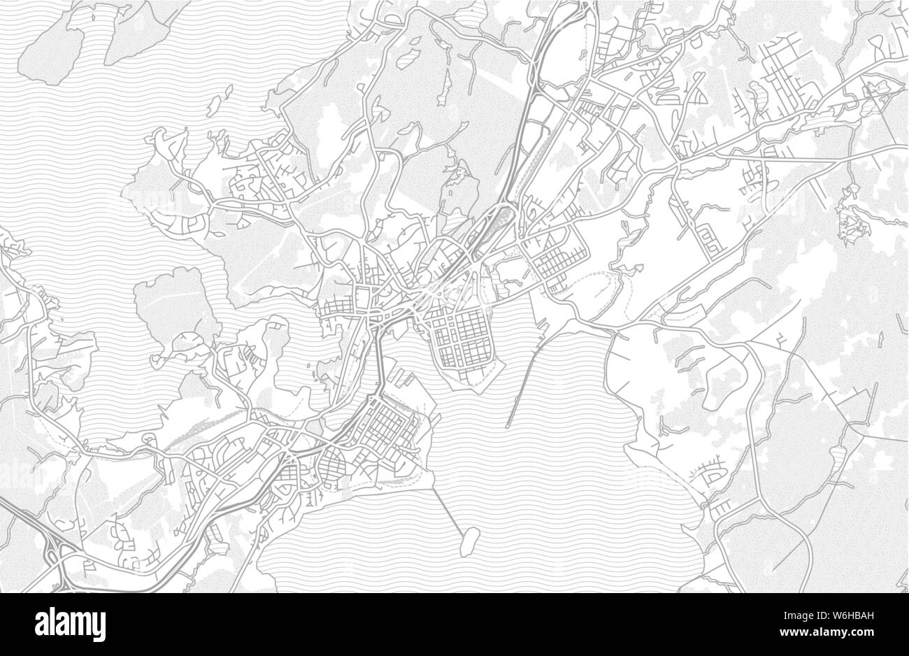 Saint John, New Brunswick, Canada, bright outlined vector map with ...