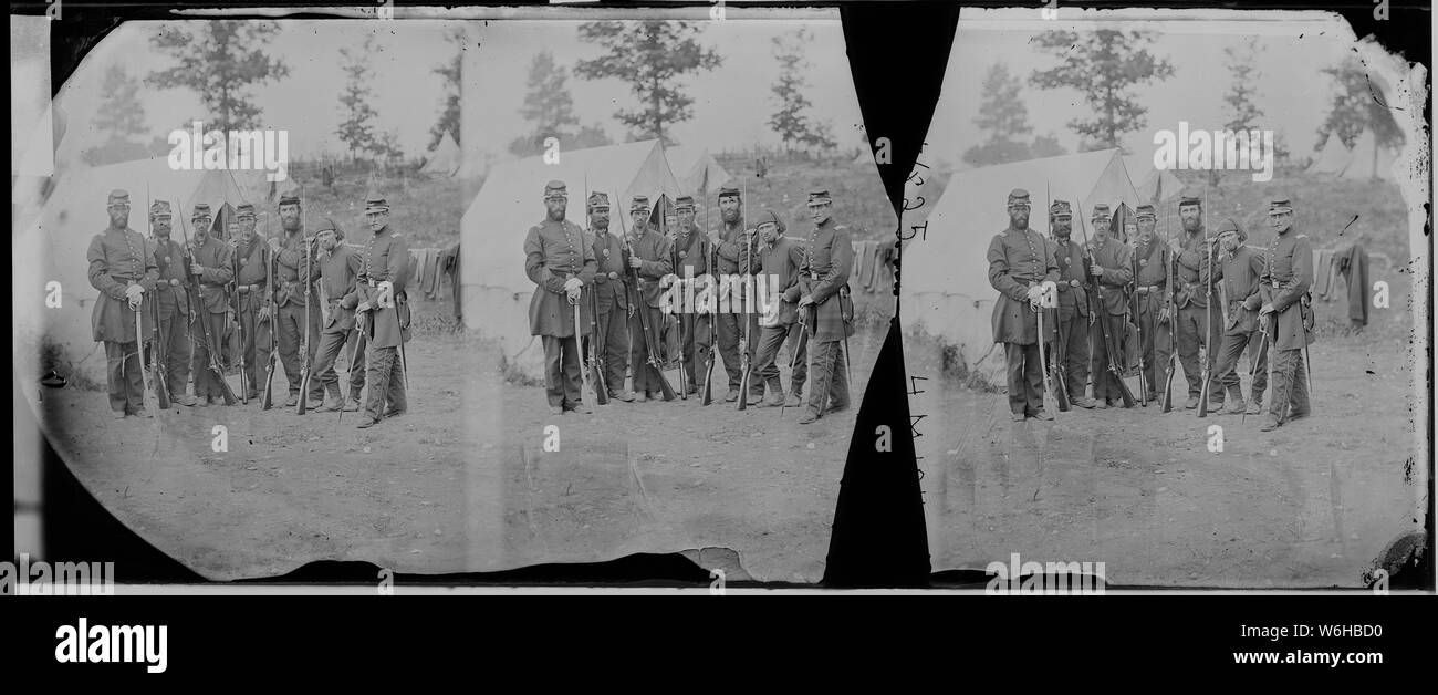 Group of 4th Michigan Infantry Stock Photo - Alamy