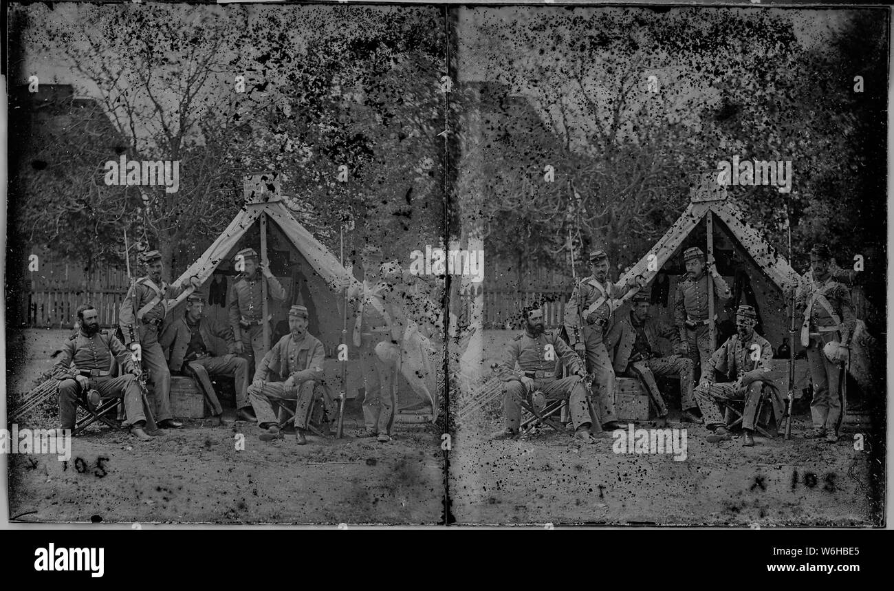 Group of 7th Infantry Stock Photo - Alamy