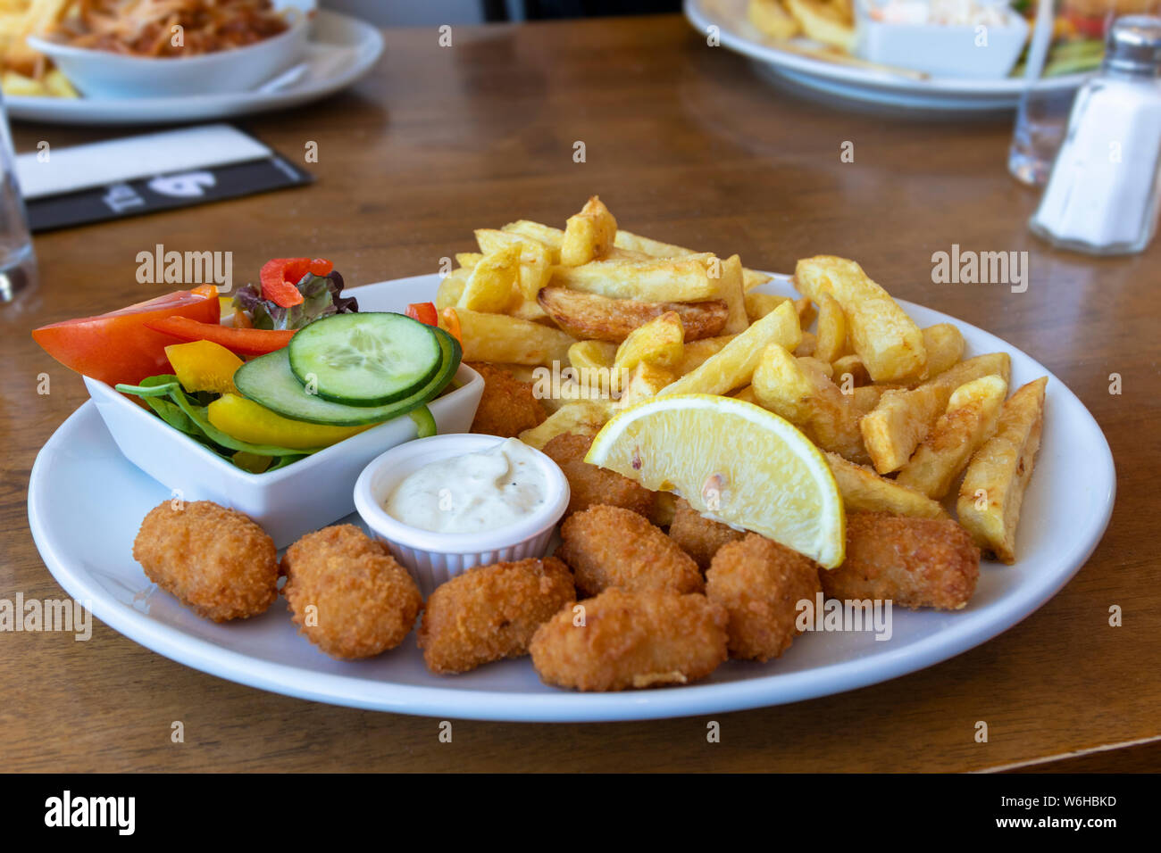 Breaded Scampi And Chips High Resolution Stock Photography And Images Breaded Scampi And Chips High Resolution Stock Photography And Images