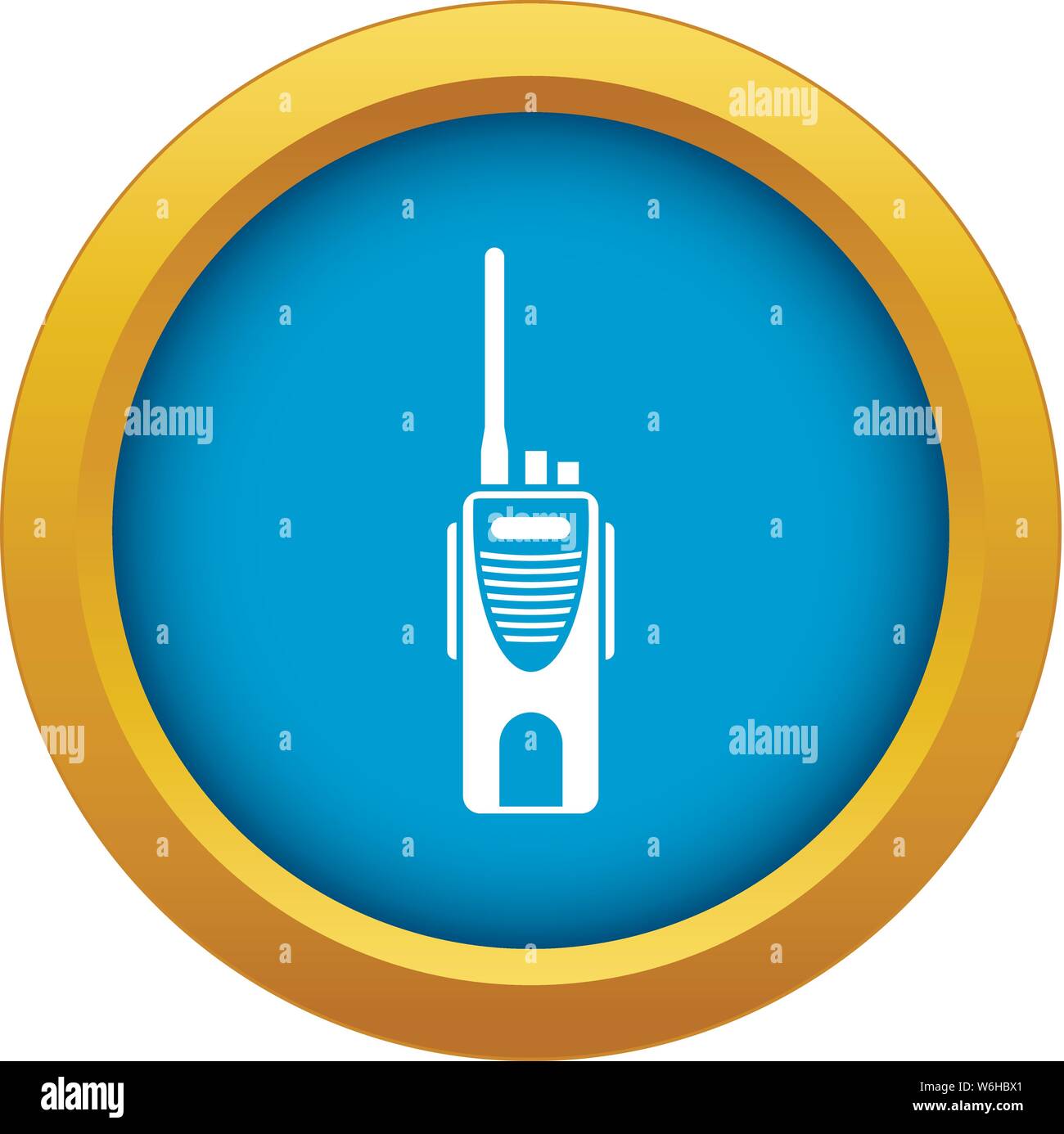 Radio transmitter icon blue vector isolated Stock Vector Image & Art - Alamy