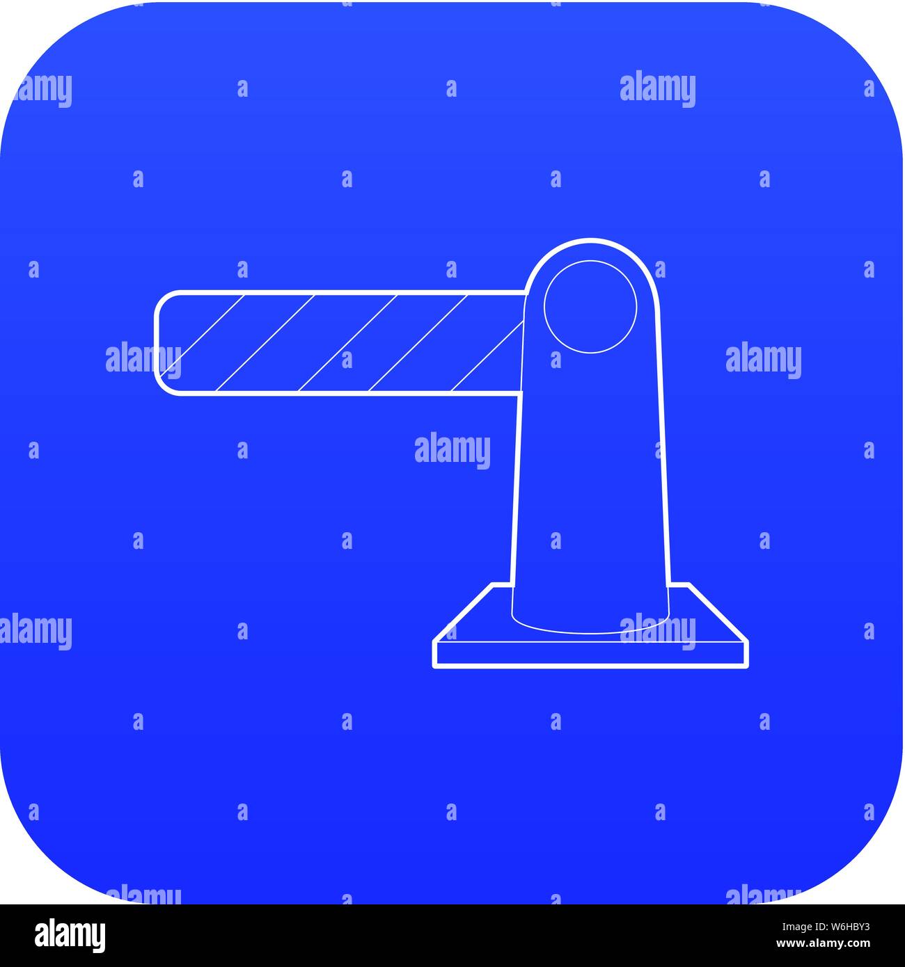 Parking entrance icon blue vector Stock Vector Image & Art - Alamy