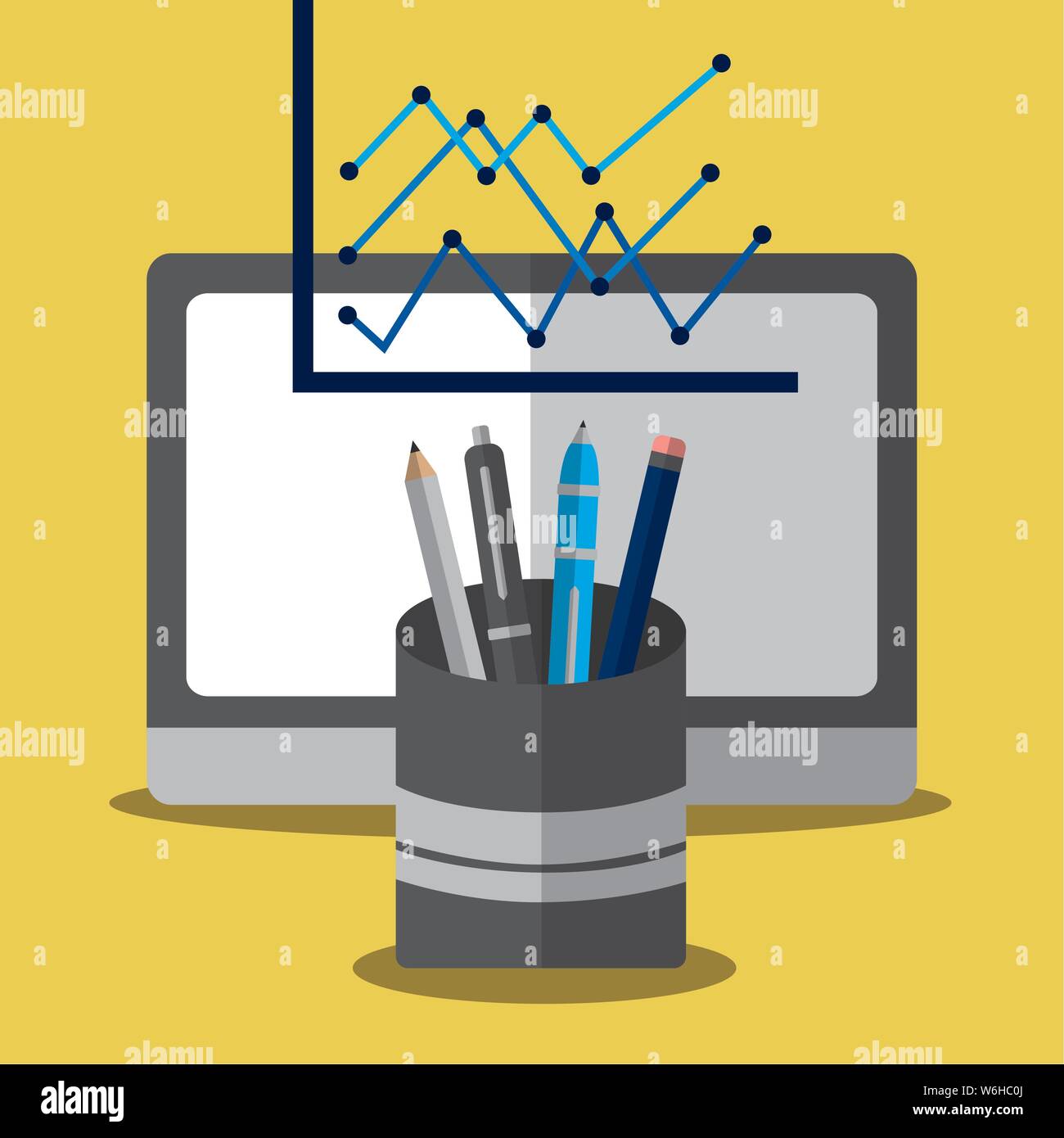 Statistics and infographic design Stock Vector Image & Art - Alamy