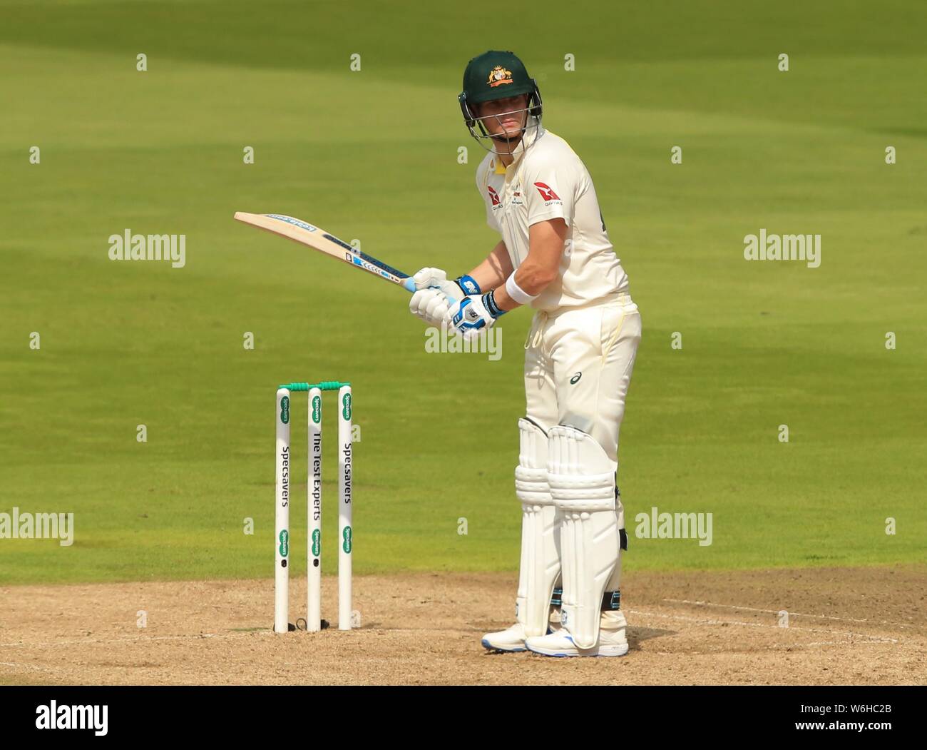 Birmingham, UK. 01st Aug, 2019. Steve Smith of Australia batting the ...