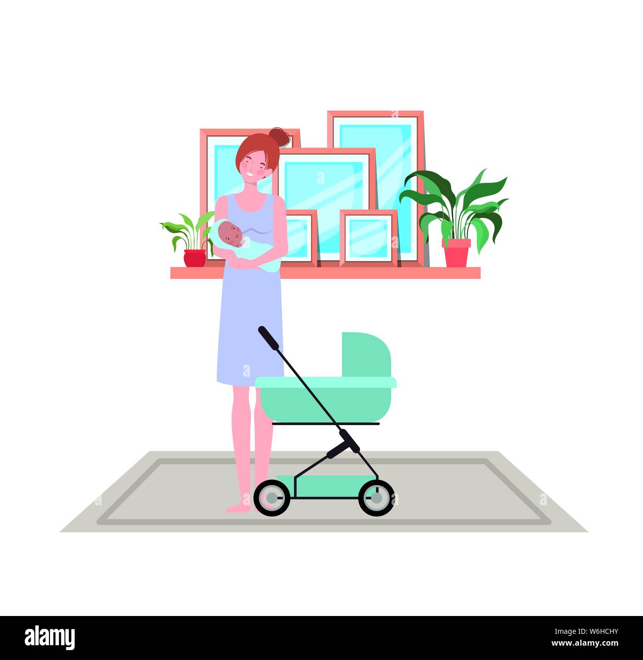 Isolated mother with baby design Stock Vector Image & Art - Alamy