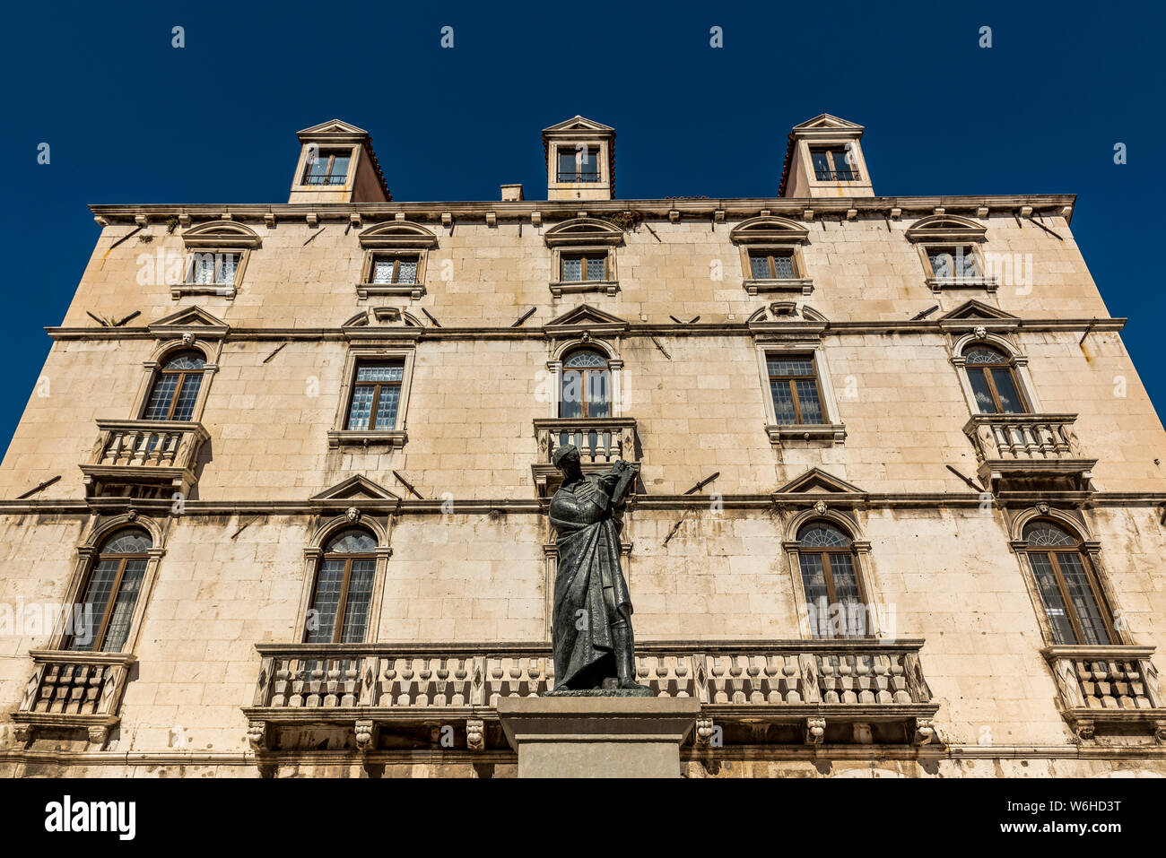 Statue of Marko Marulic, father of Croatian literature, by Ivan ...