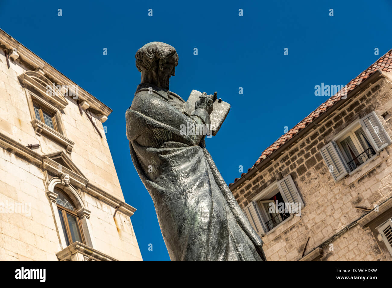 Statue of Marko Marulic, father of Croatian literature, by Ivan ...