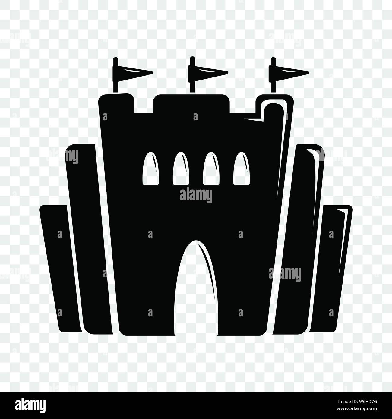 Fortress icon, simple black style Stock Vector Image & Art - Alamy