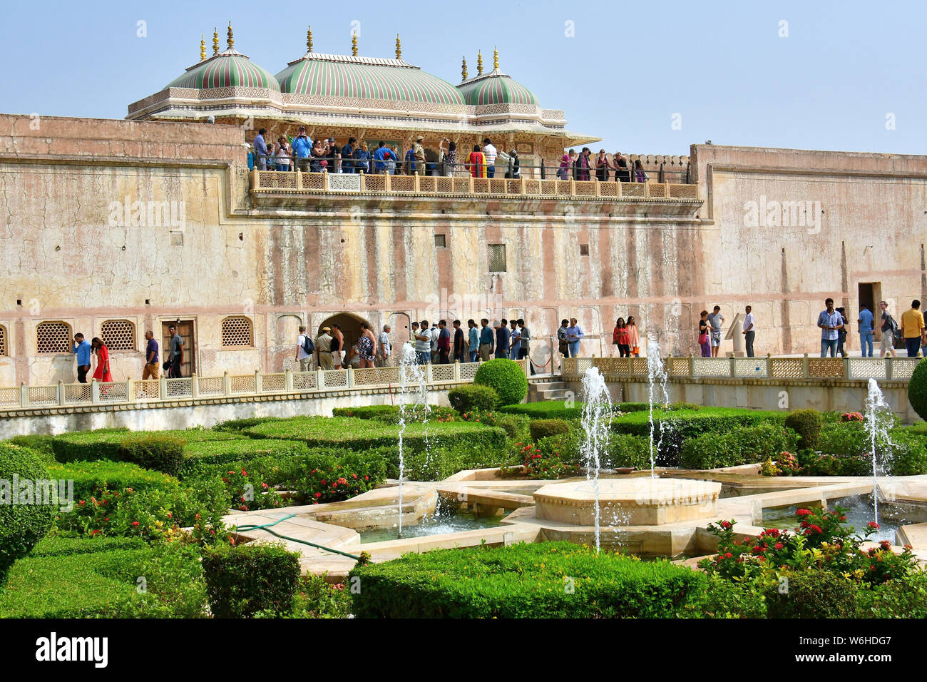 Aram Bagh, the pleasure garden, Amer Fort, Amer, India, Asia, UNESCO ...