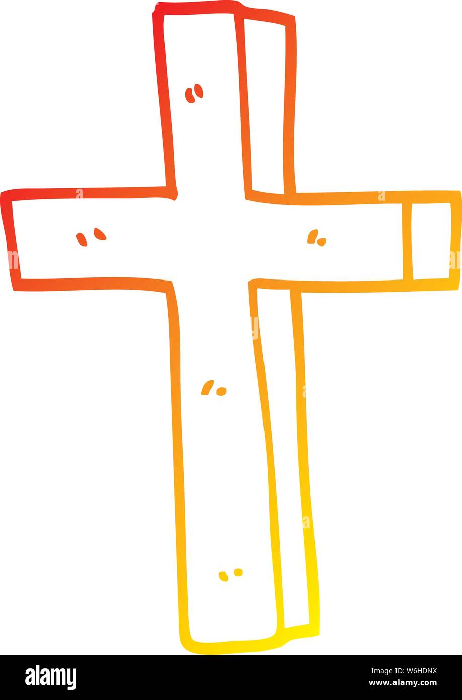 Cross of gold cartoon Cut Out Stock Images & Pictures - Alamy